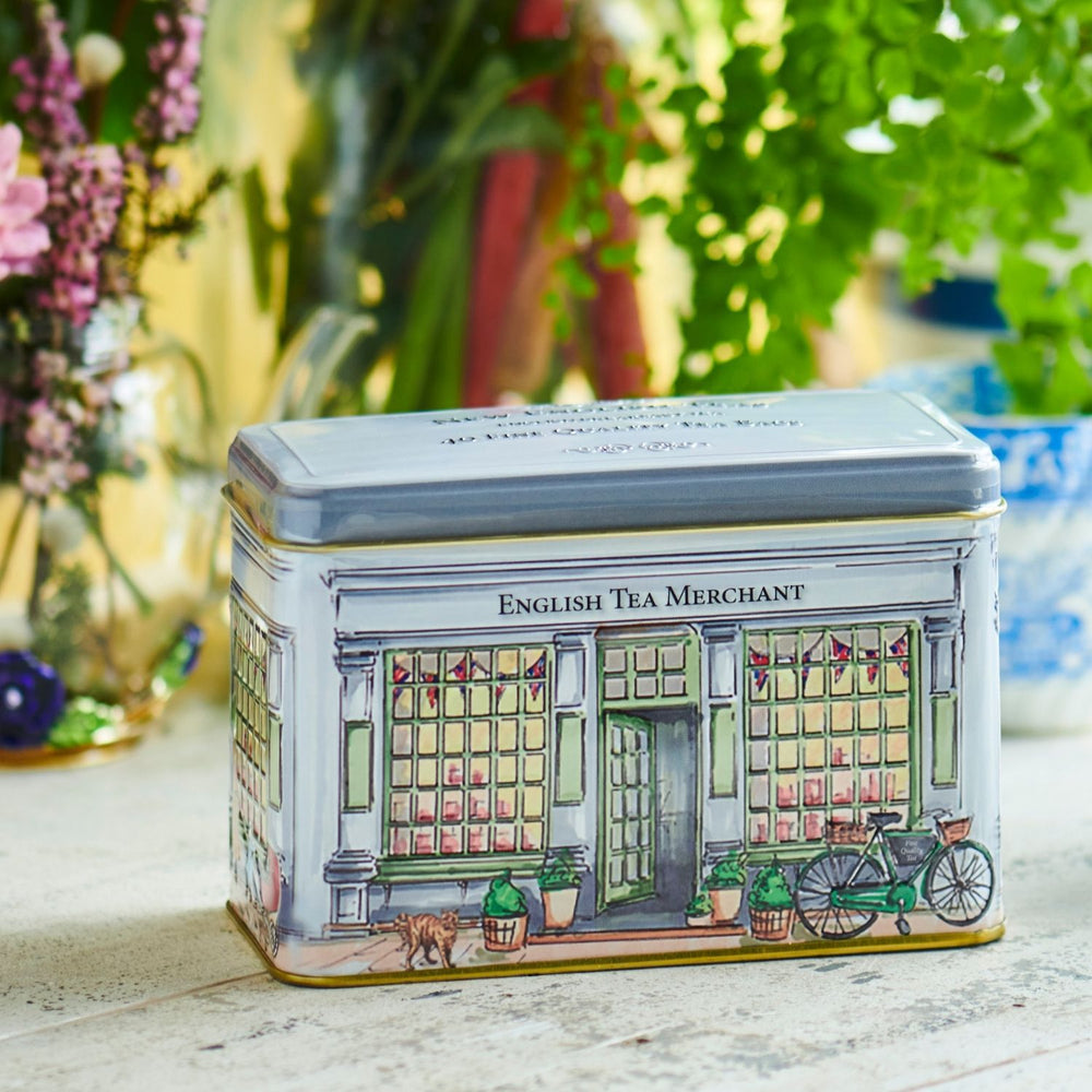 Vintage Victorian Tea Selection Tin - Mint Green - New English Teas